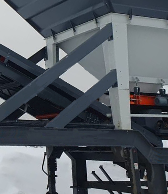 Mobile Material, Sand, Gravel, Soil Dosing And Blending Hopper – Beomach